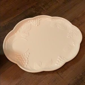 Dining | Vintage Milk Glass Platter And Teacup Set 4 Sets | Poshmark